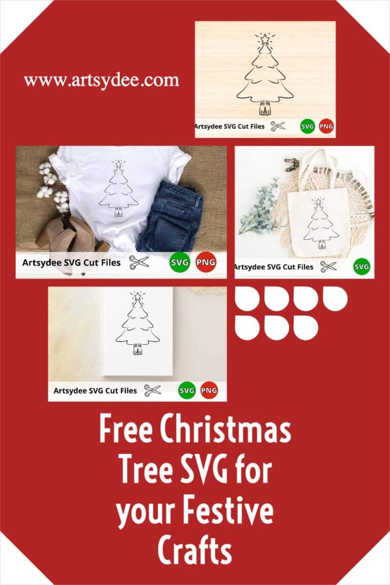 Christmas Tree SVG Free: For Your Festive Crafting - Artsydee - Drawing ...