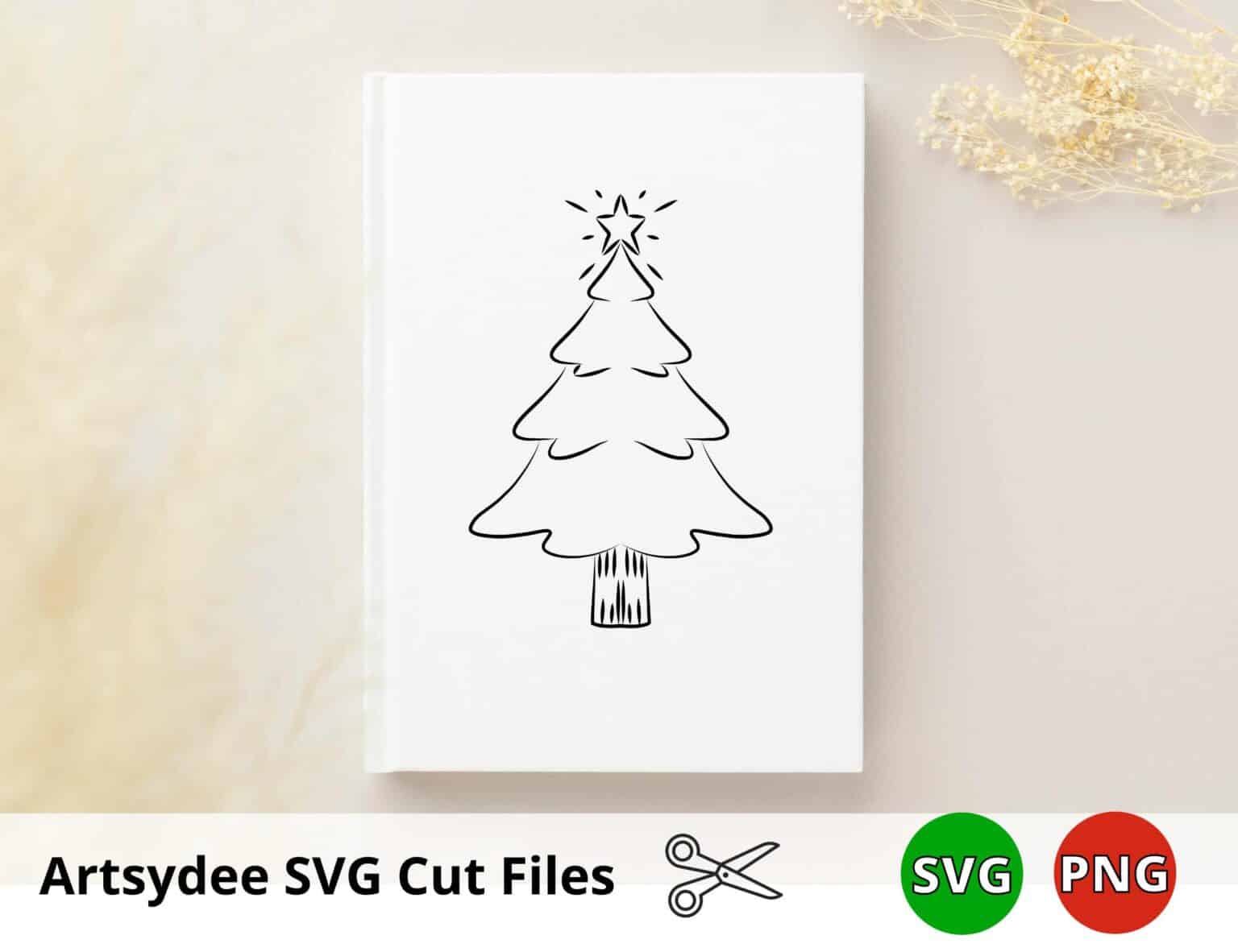 Christmas Tree SVG Free: For Your Festive Crafting - Artsydee - Drawing ...