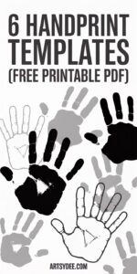 Looking for a Handprint Template? 6 x Free Handprint Printables ...