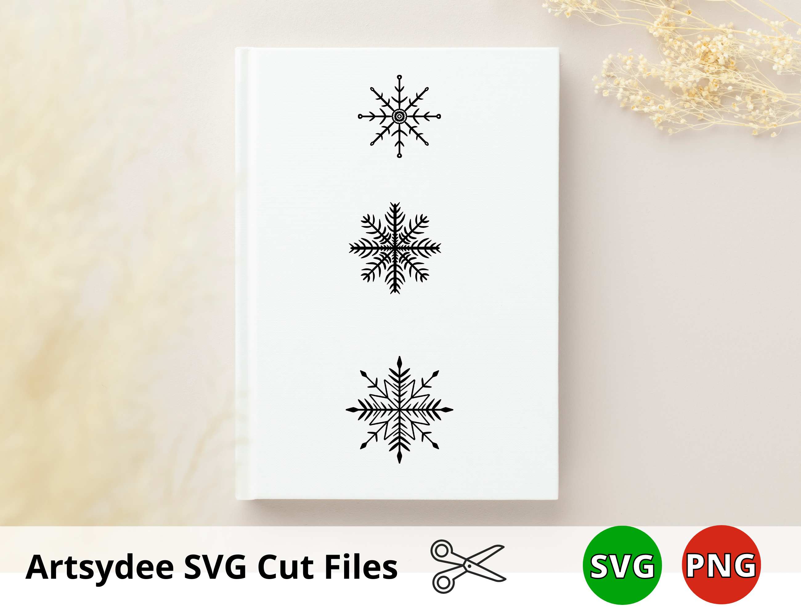 FREE Snowflake SVG (4 Magical Snowflakes for Your Art) - Artsydee ...