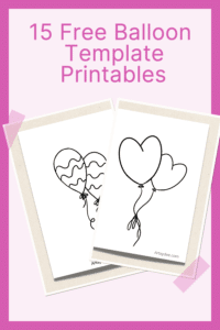 15 Balloon Template Printables (Free Templates) - Artsydee - Drawing ...