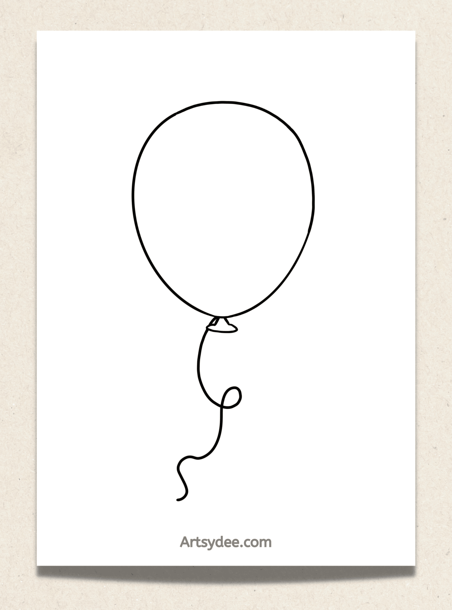 15 Balloon Template Printables (Free Templates) - Artsydee - Drawing ...