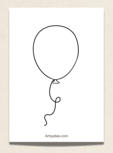 15 Balloon Template Printables (Free Templates) - Artsydee - Drawing ...