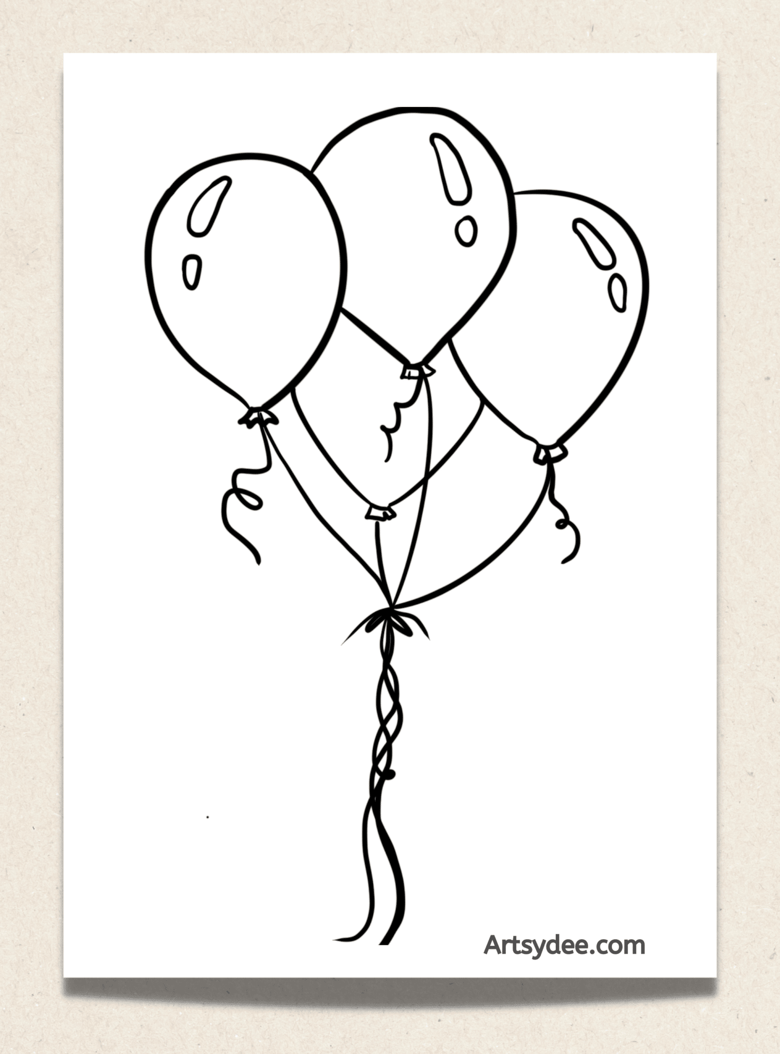 15 Balloon Template Printables (Free Templates) - Artsydee - Drawing ...
