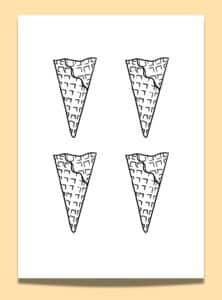 Get Creative with These 14 Free Ice Cream Cone Template Printables ...