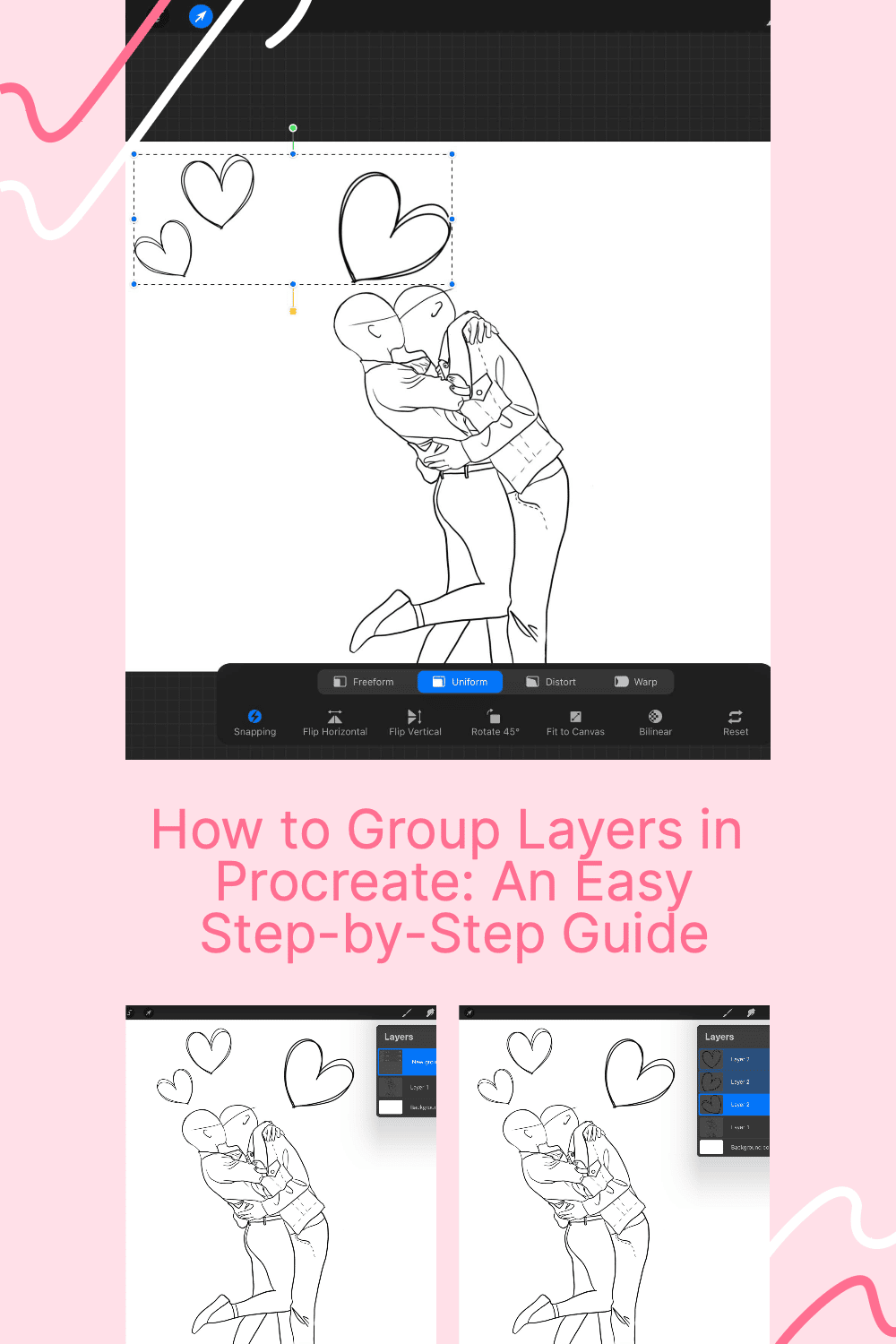 How To Group Layers In Procreate Easy Step By Step Guide Artsydee