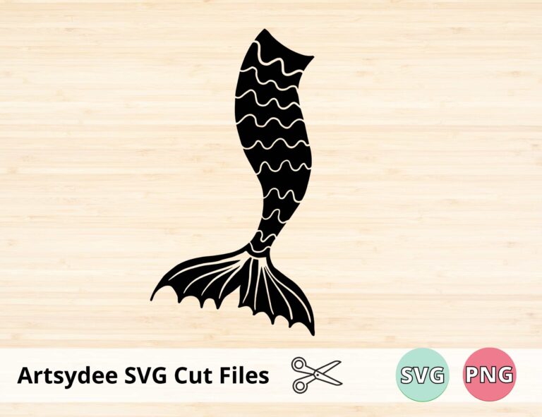 5 Mermaid Tails SVG FREE - Artsydee - Drawing, Painting, Craft & Creativity