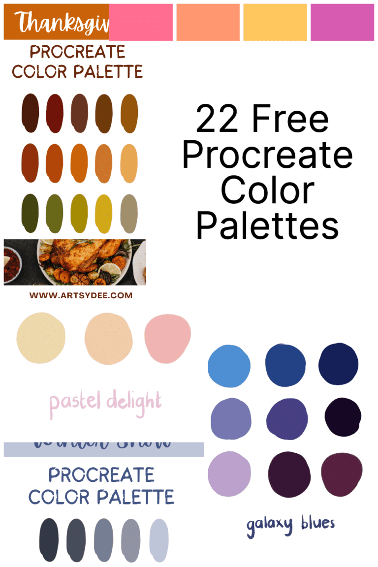 22 Free Color Palettes for Procreate - Artsydee - Drawing, Painting ...
