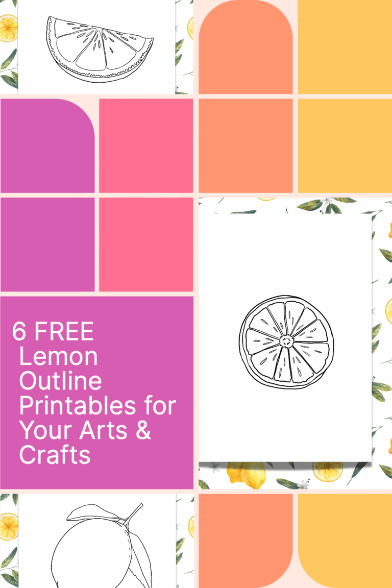 6 FREE FRUITY Lemon Template Printables - Artsydee - Drawing, Painting ...