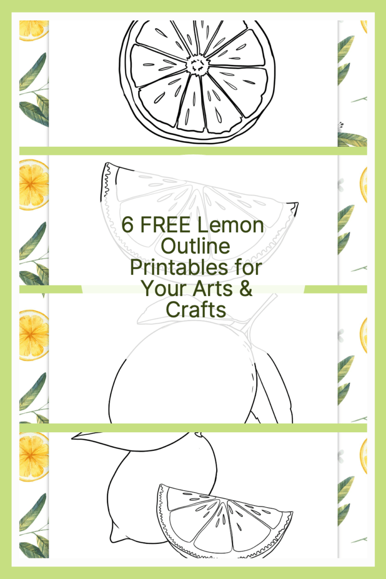 6 FREE FRUITY Lemon Template Printables - Artsydee - Drawing, Painting ...