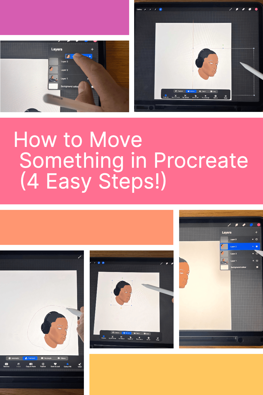 How to move something in Procreate (in 4 Easy Steps!) - Artsydee - Drawing, Painting, Craft ...