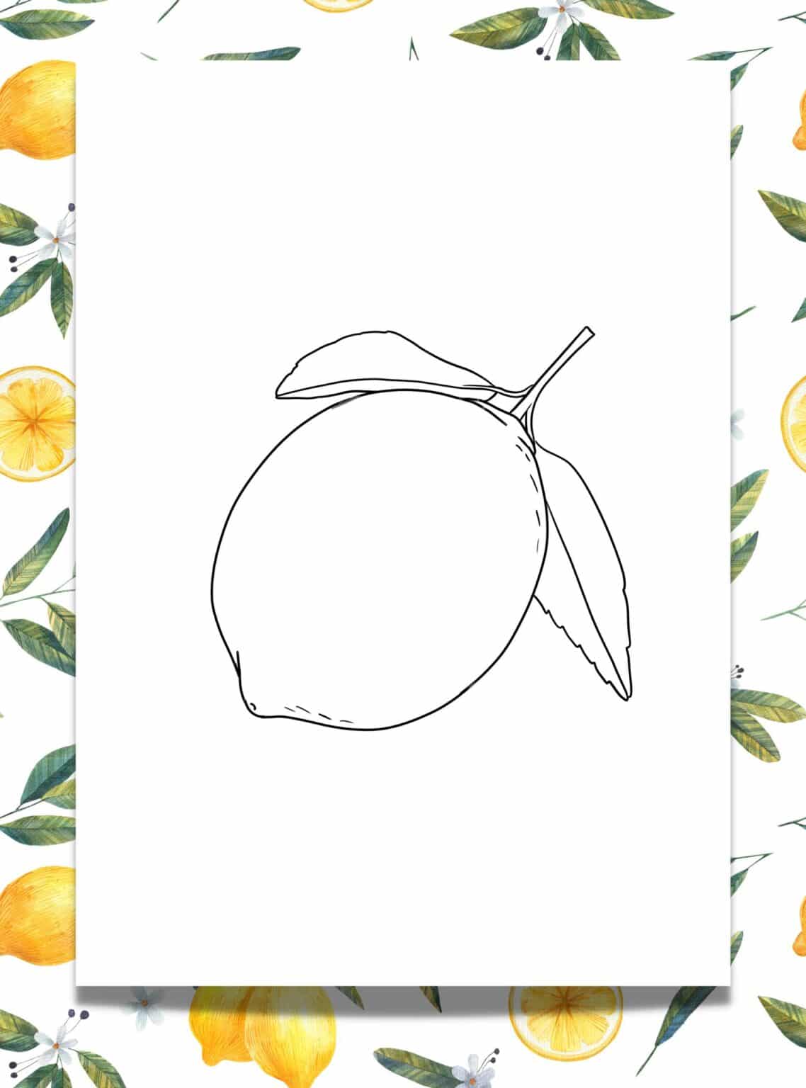 6 FREE FRUITY Lemon Template Printables - Artsydee - Drawing, Painting ...