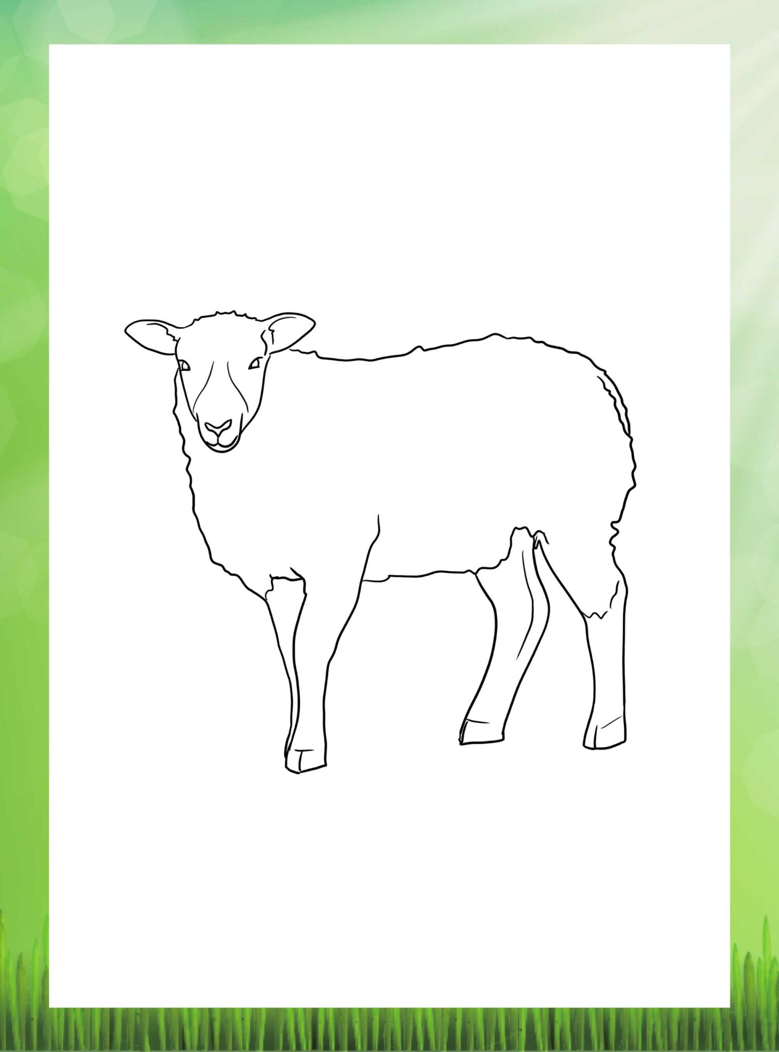 3 Free Sheep Templates for Your Arts & Crafts - Artsydee - Drawing ...