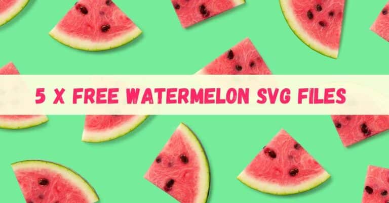 5 Free Watermelon SVG Summer Cut Files - Artsydee - Drawing, Painting ...