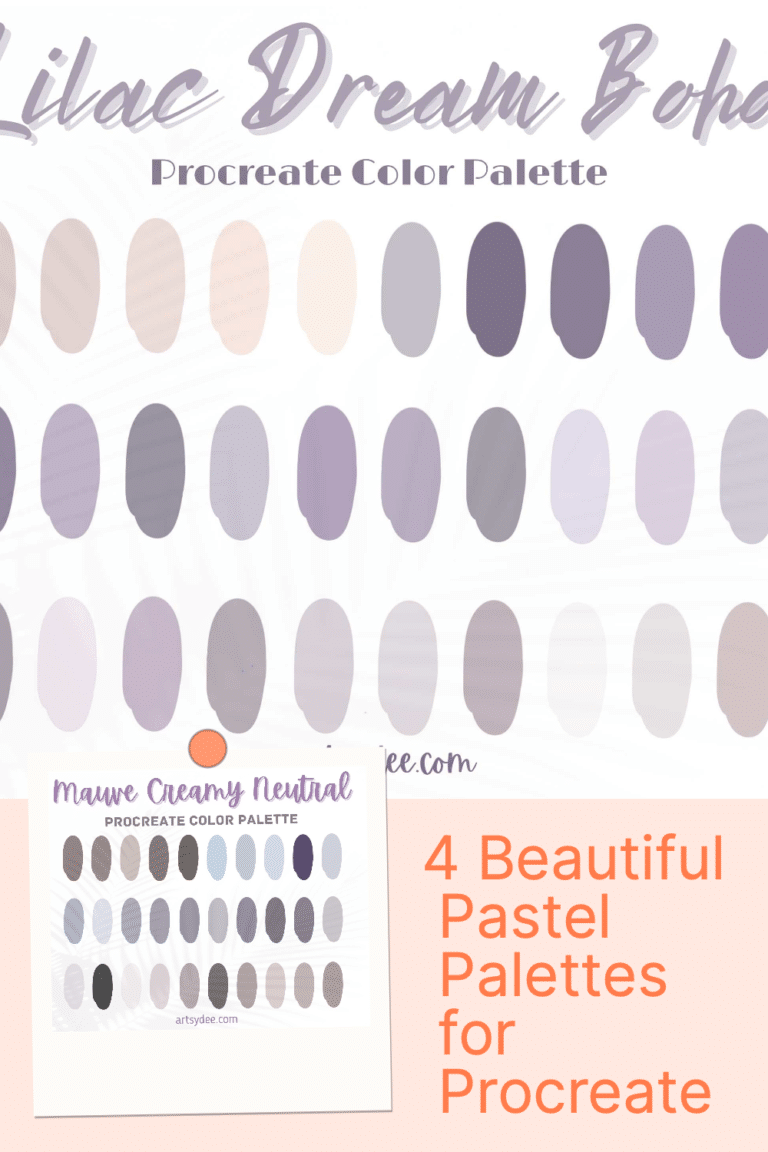 Pastel Palette Procreate: 4 Beautiful Palettes to Enhance You Artistic ...