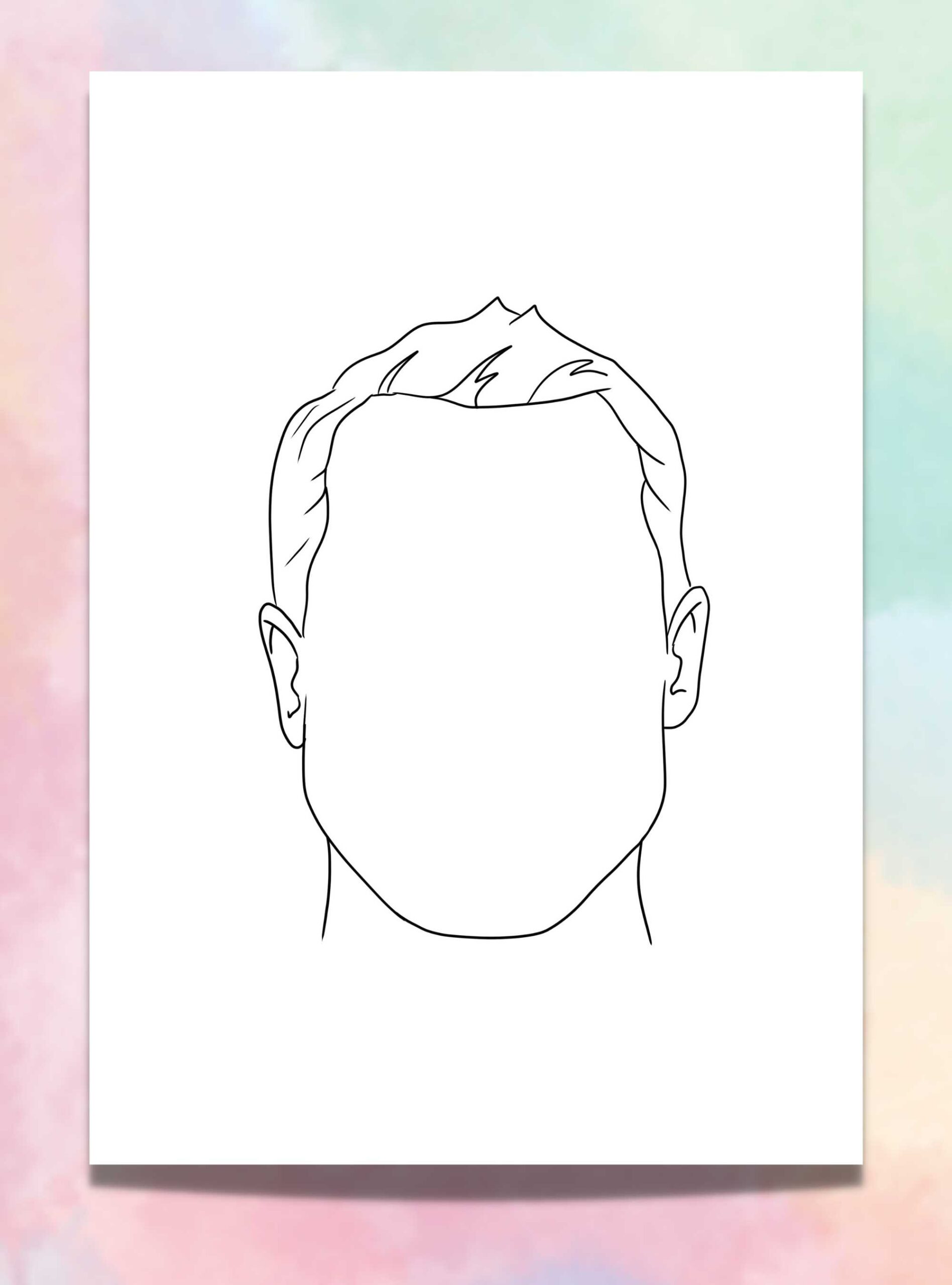 Looking for a Blank Face Template? 7 Blank Face Outlines to Use in Your ...