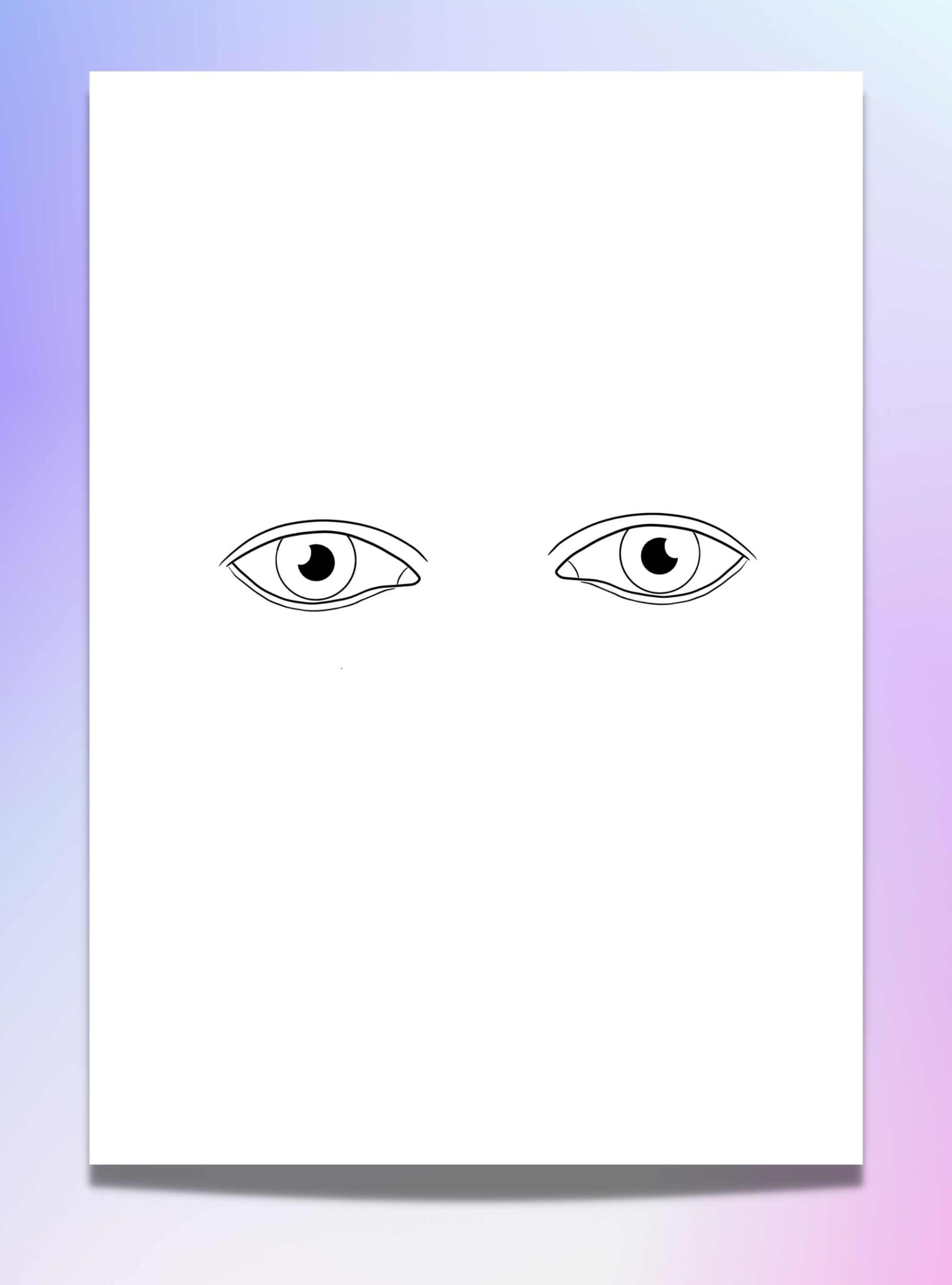 Looking for an Eye Template Printable? 7 Eye Templates to Use in Your ...