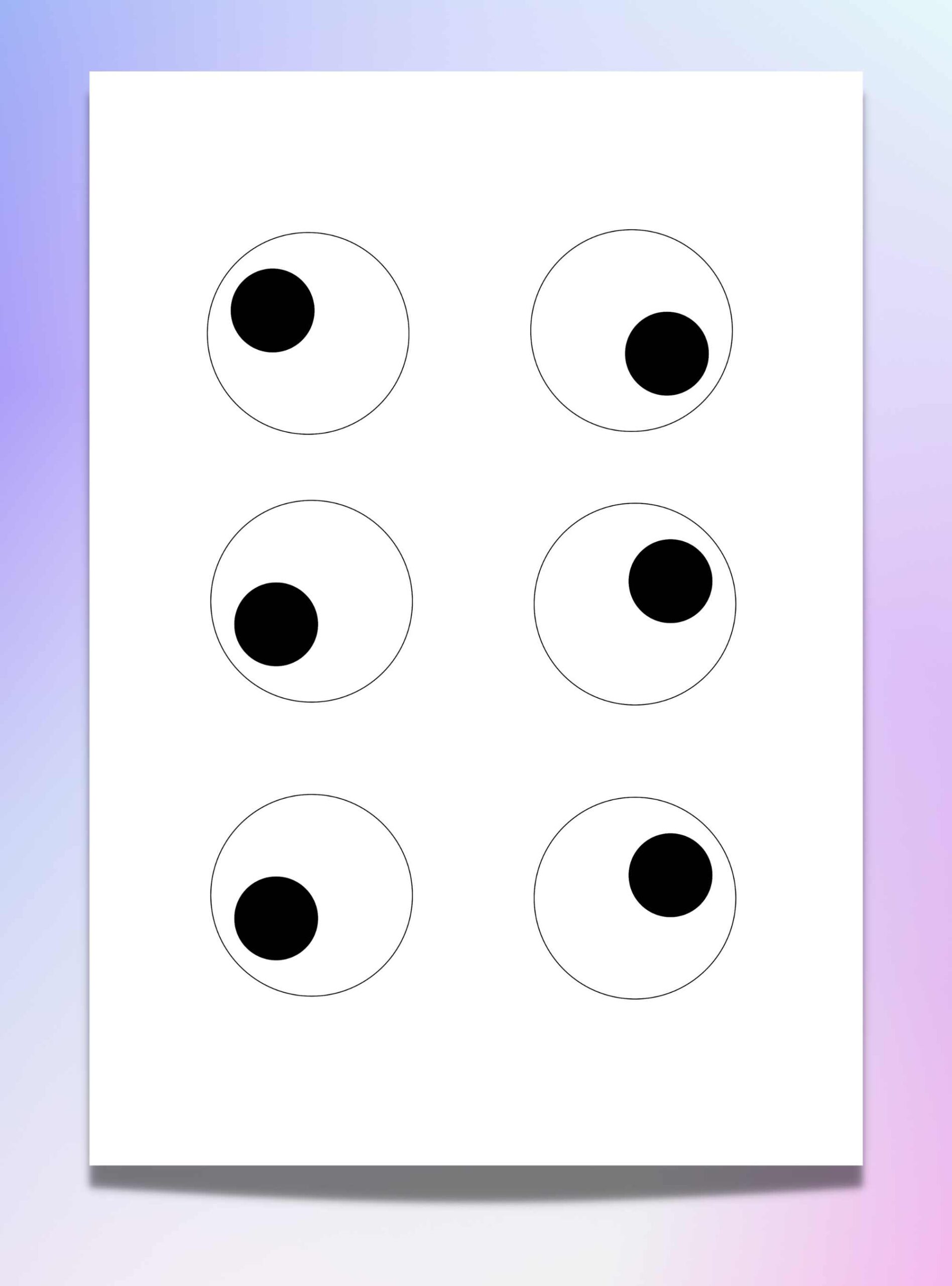 Looking for an Eye Template Printable? 7 Eye Templates to Use in Your ...