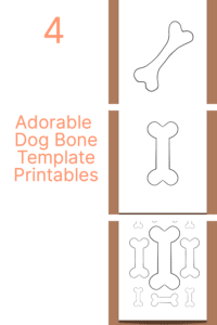 Looking for a Dog Bone Template Printable? 4 Cute Dog Bone Templates ...
