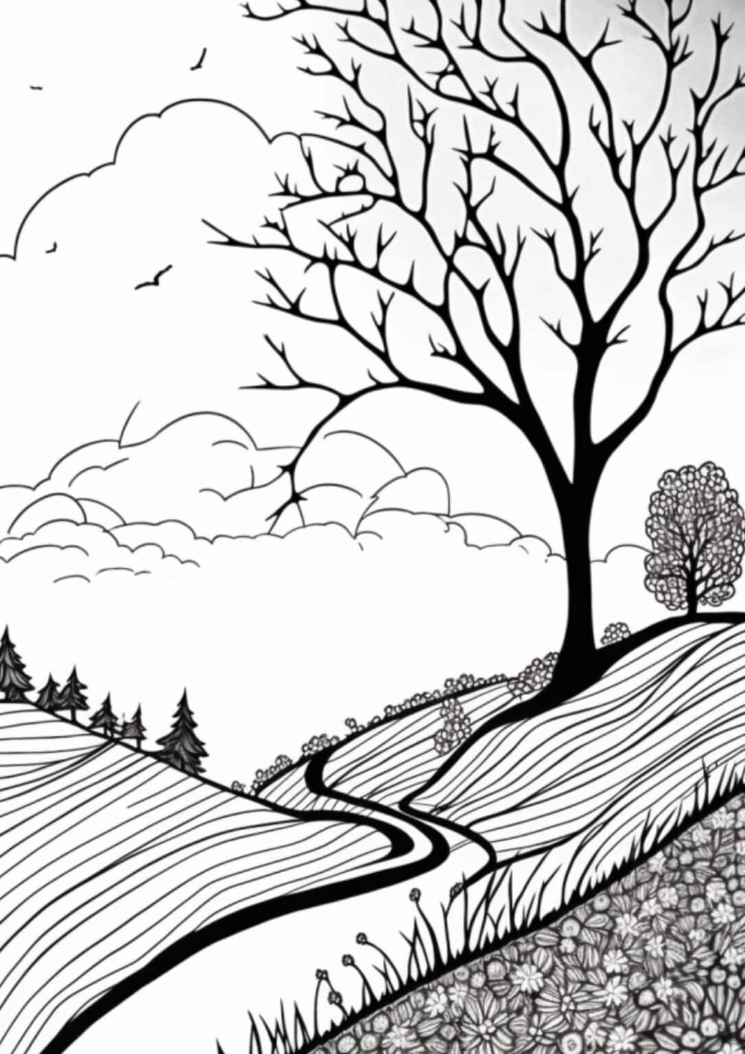 8 Awesome Zentangle Landscape Ideas & How You Can Draw Your Own ...