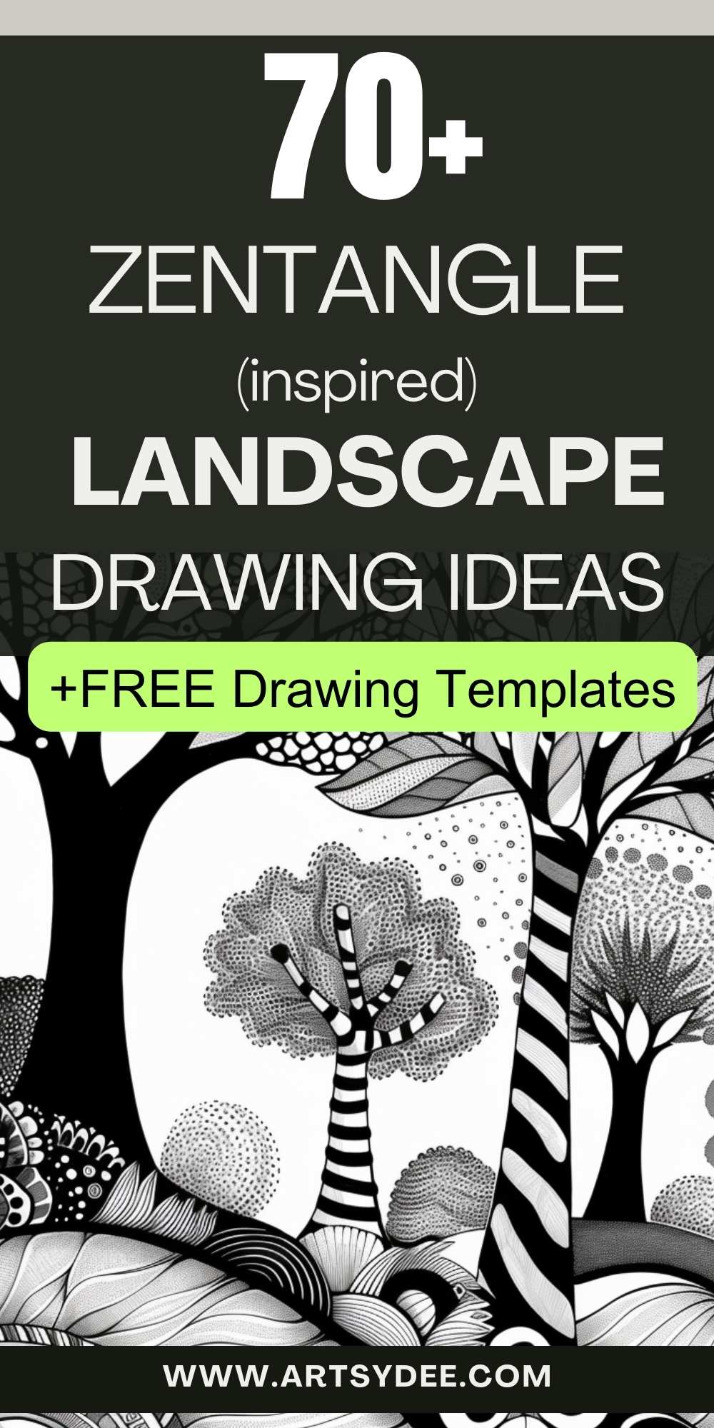 Zen Out & Doodle On: 70+ Zentangle-Inspired Landscape Ideas to Spark ...