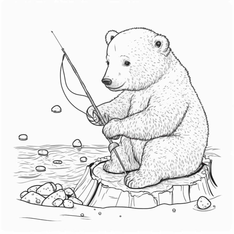 14 Free Polar Bear Coloring Pages: Fun for All Ages! - Artsydee ...