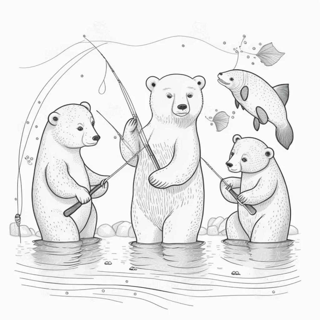 Arctic Habitat Coloring Pages