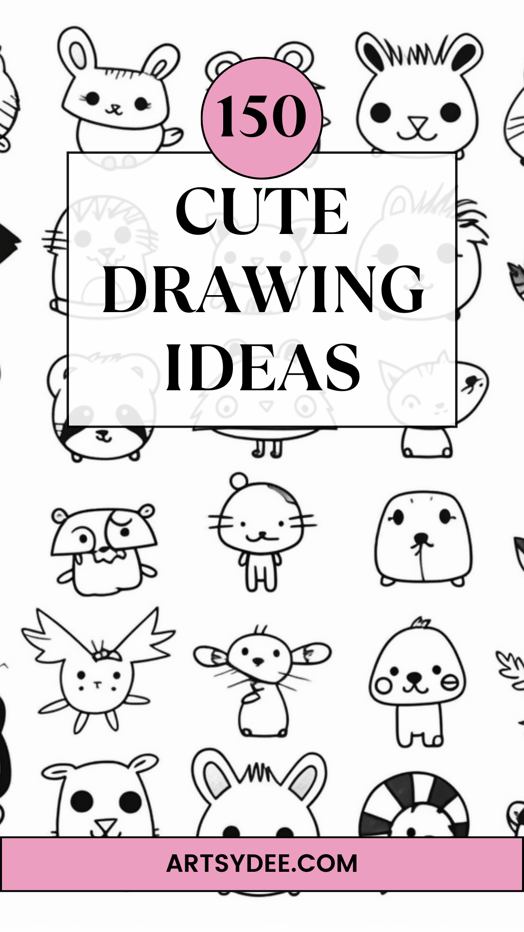 200+ Cute Drawings & Free Printable Drawing Templates to Help You Get ...