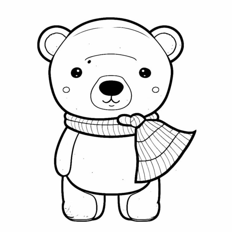 14 Free Polar Bear Coloring Pages: Fun for All Ages! - Artsydee ...