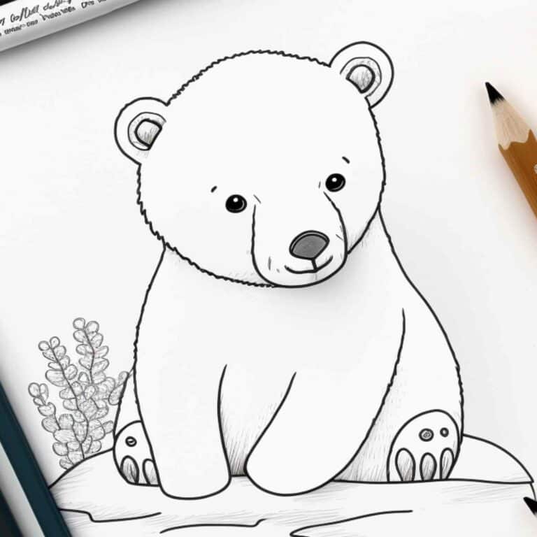 14 Free Polar Bear Coloring Pages: Fun for All Ages! - Artsydee ...