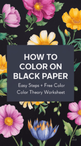 The Ultimate Beginners Guide for Drawing on Black Paper with Colored ...
