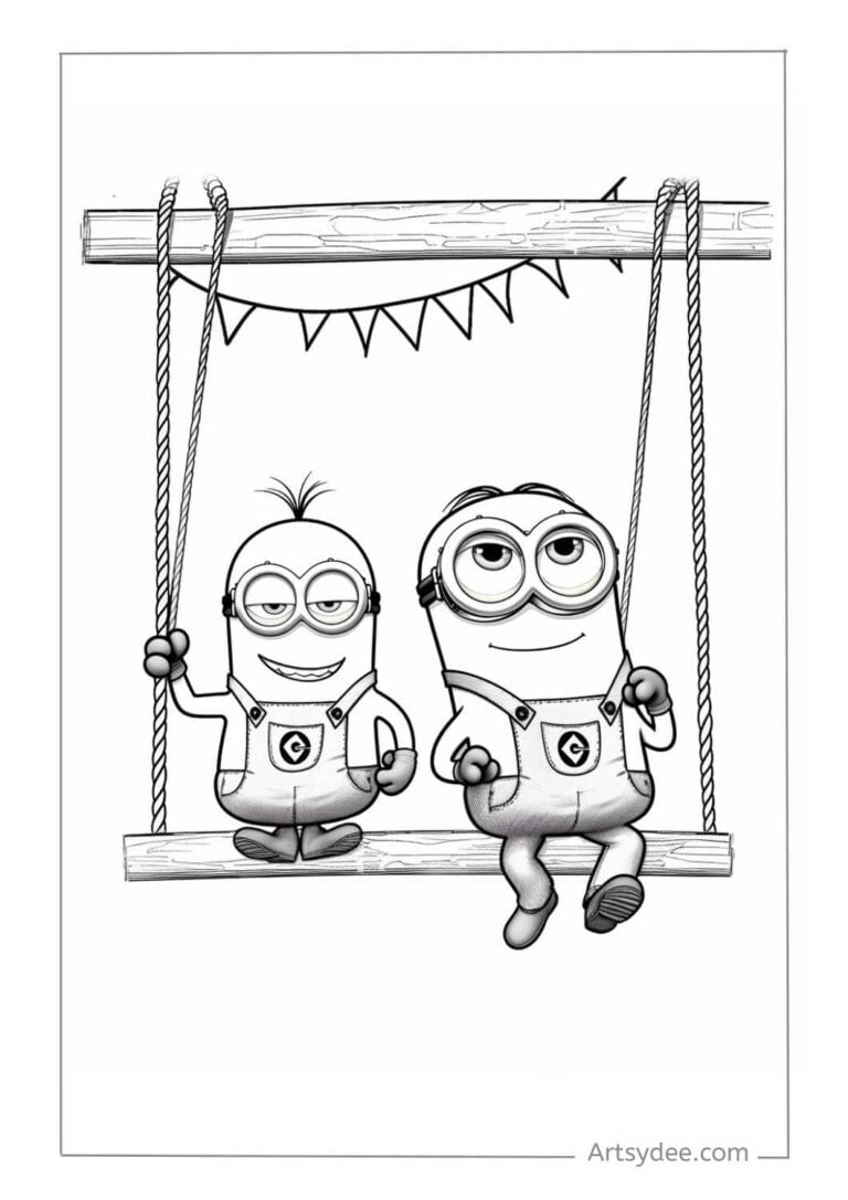 Unleash Your Creativity with 100+ Fun-Filled Minions Coloring Pages PDF ...
