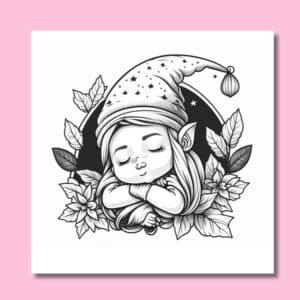 9 Free Gnome Coloring Pages for Kids & Adults! - Artsydee - Drawing ...
