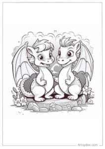 Fantasy Art Fun: Dive Into 49 Free Dragon Coloring Pages - Artsydee ...