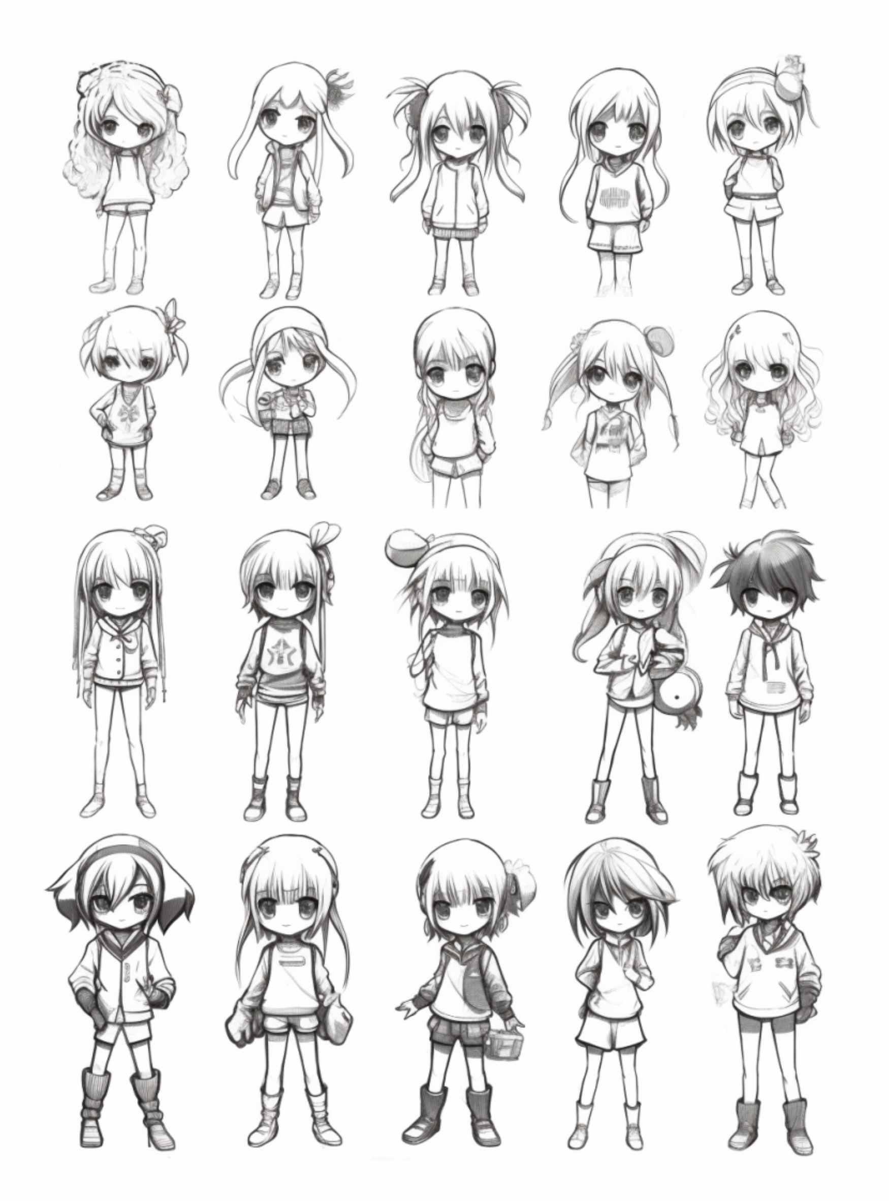 Cute Anime Drawings: A Guide for Beginners - Artsydee - Drawing ...