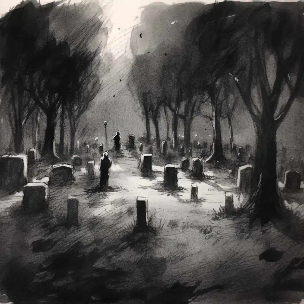 Cool Graveyard Drawings