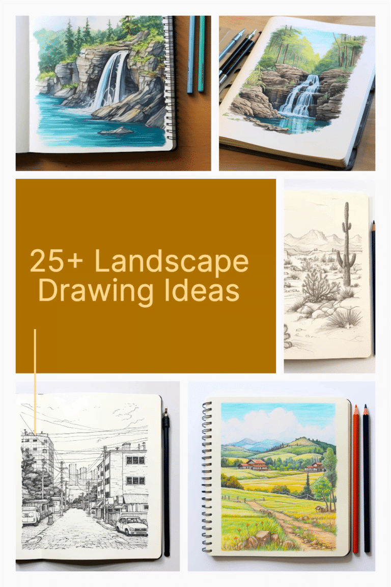 25 Landscape Drawing Ideas: Inspiration for Your Next Masterpiece ...