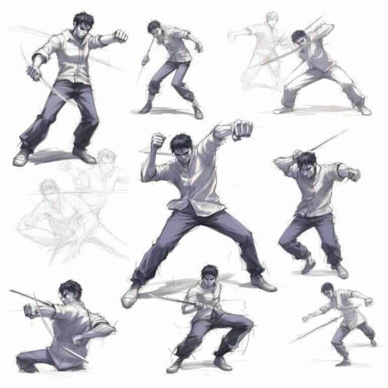 70+ Anime Fighting Poses: How to Strike a Pose Like Your Favorite ...