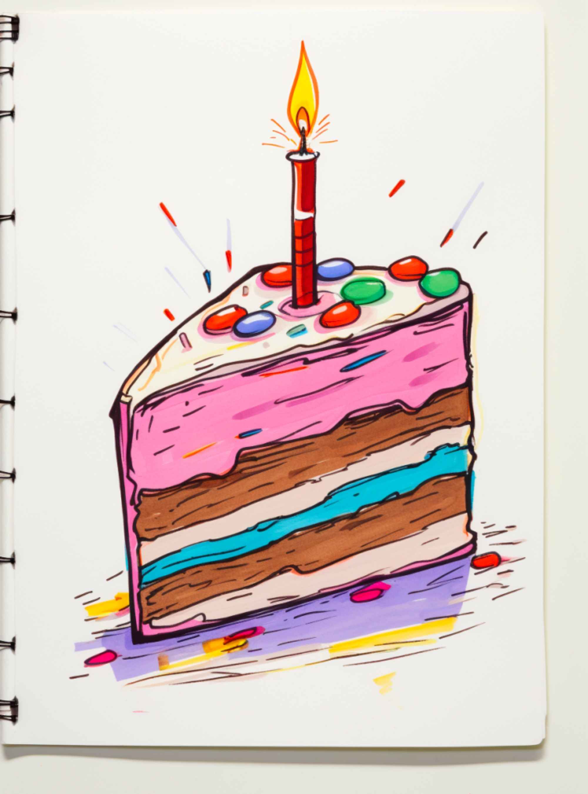30+ Birthday Card Drawing Ideas + Free Printable Templates! - Artsydee ...