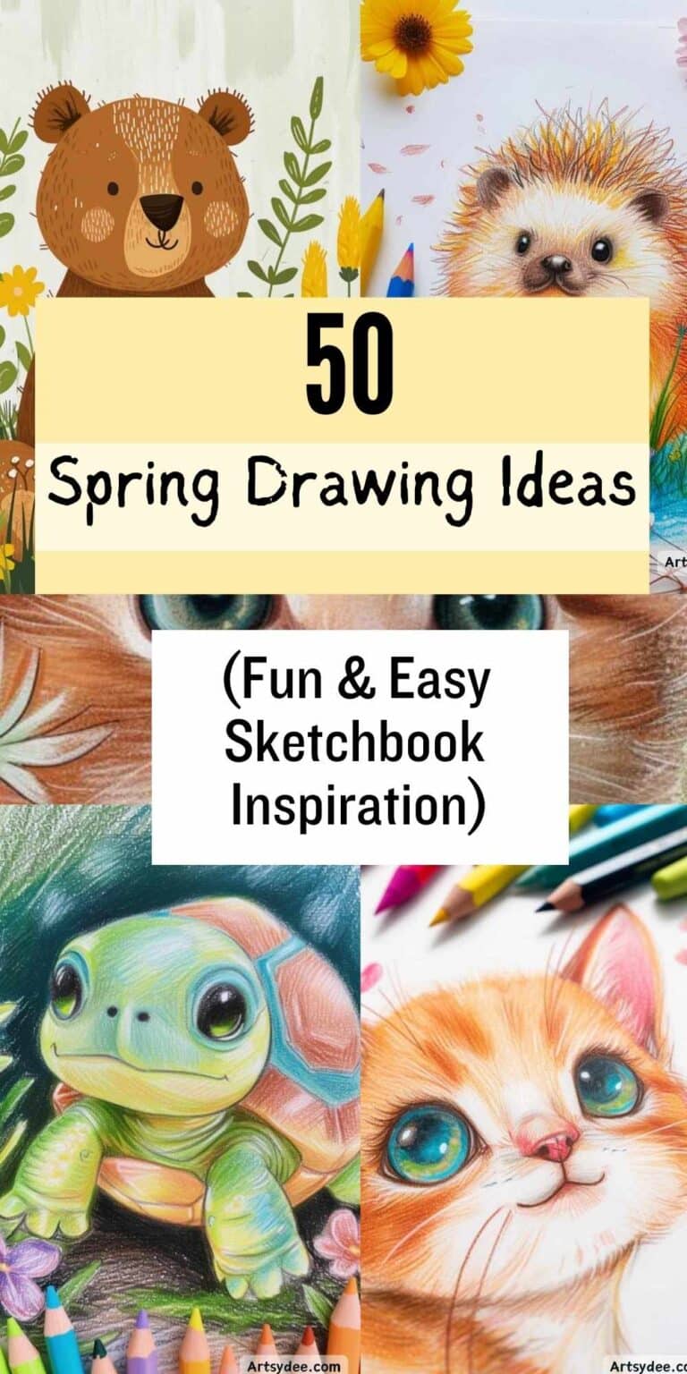 55+ Spring Drawing Ideas: Creative Inspiration to Celebrate the Season ...