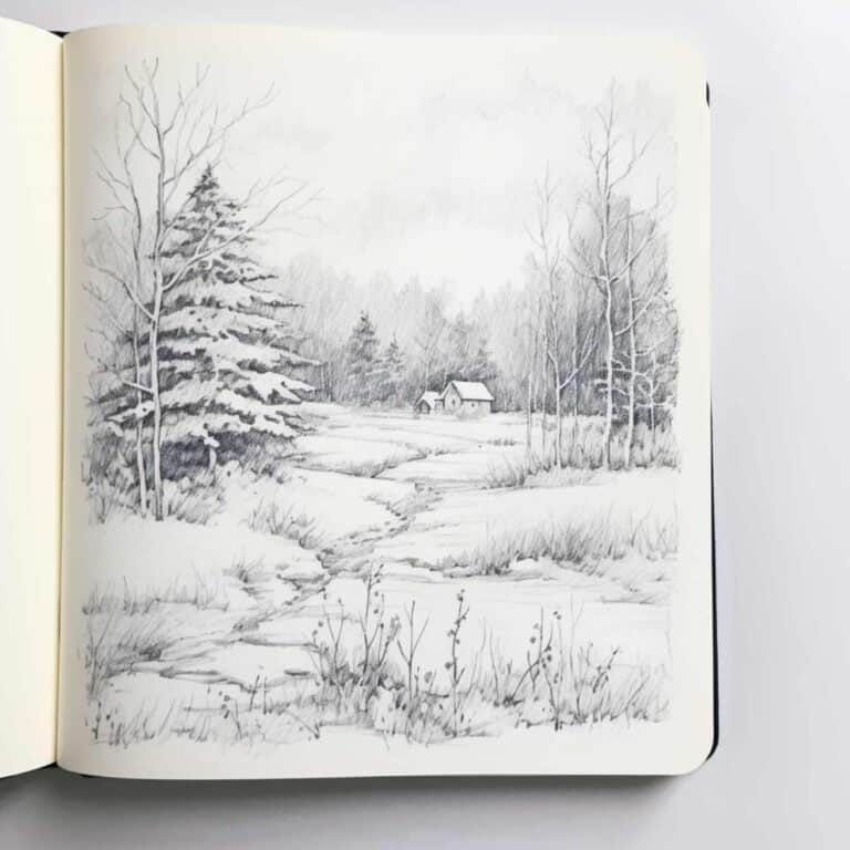 25 Landscape Drawing Ideas: Inspiration for Your Next Masterpiece ...