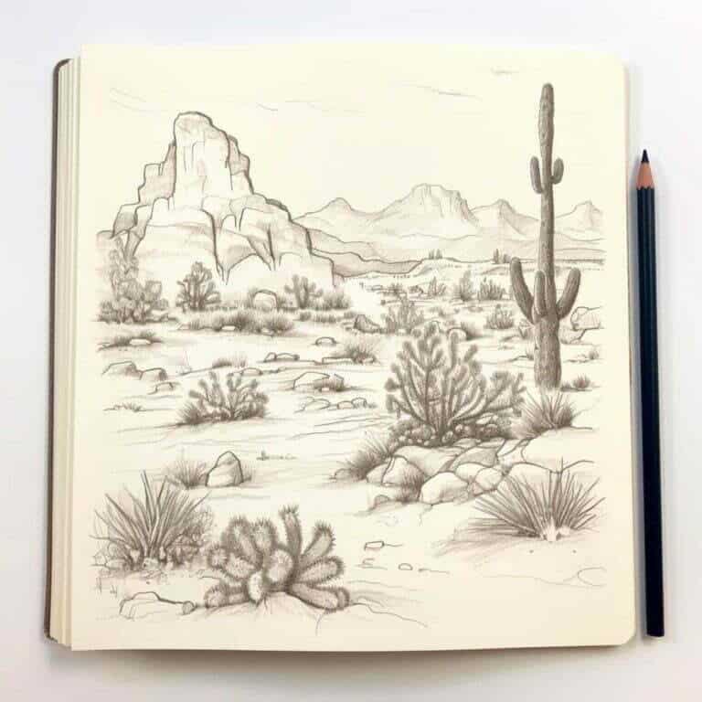 25 Landscape Drawing Ideas: Inspiration for Your Next Masterpiece ...