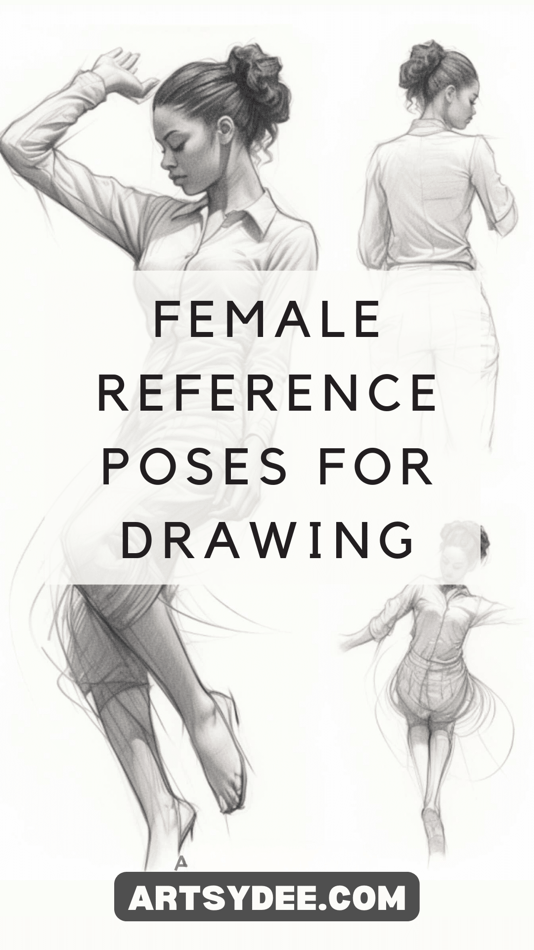 Ultimate Female Pose Reference Guide: Action Poses, People Poses ...