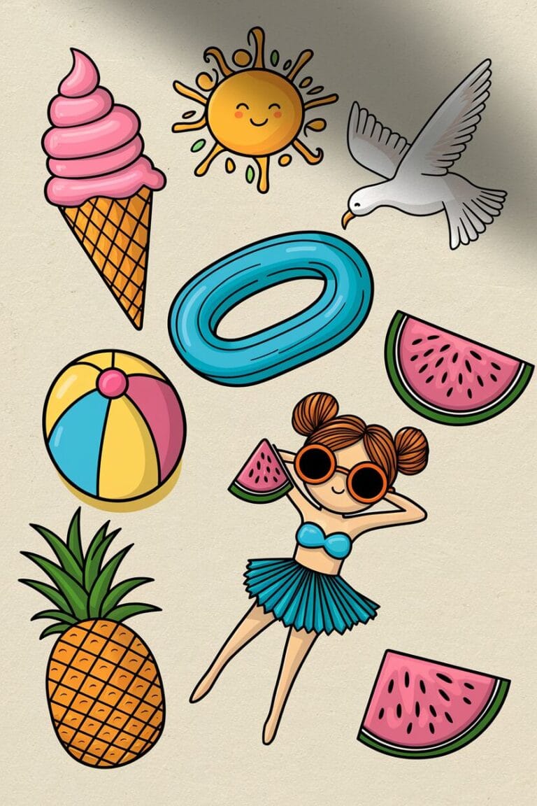 25+ Summer Drawing Ideas: Get Creative with These Simple and Fun ...