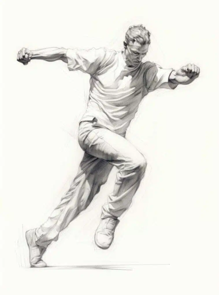 Dynamic Running Pose
