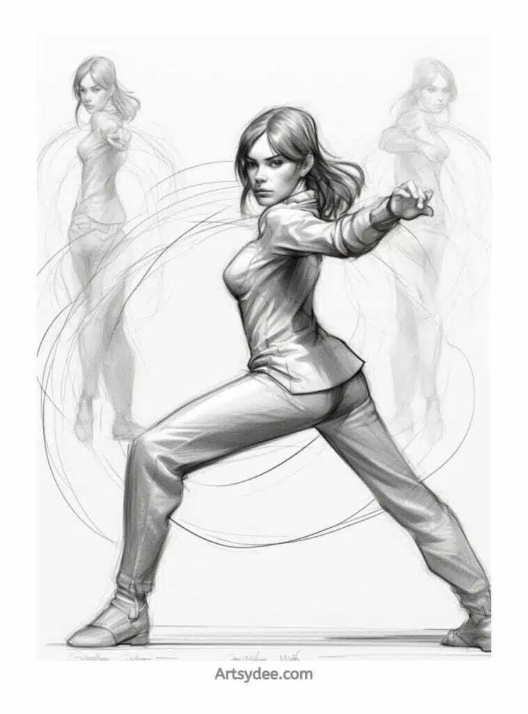 Sword Fighting Poses Reference