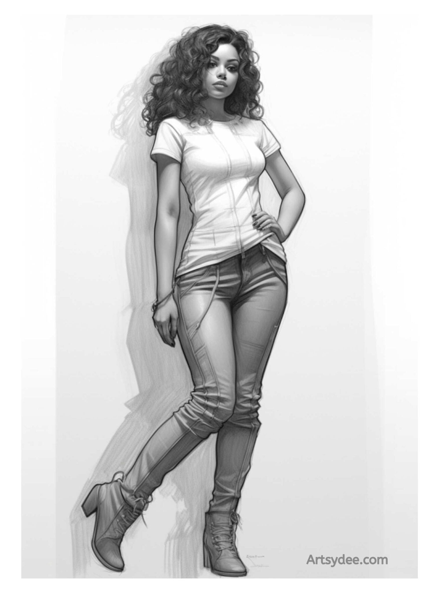 80+ Essential Female Pose Reference Images for Artists - Artsydee - Drawing, Painting, Craft ...