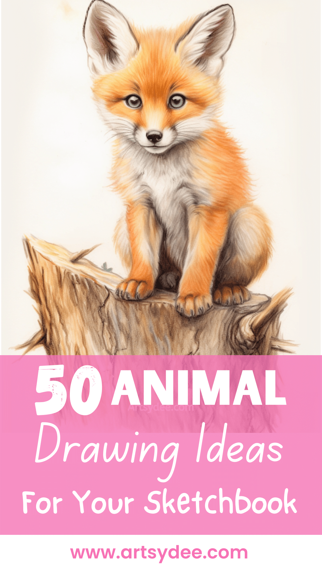 50+ Cute Animal Drawings: Adorable Art for All Ages - Artsydee ...