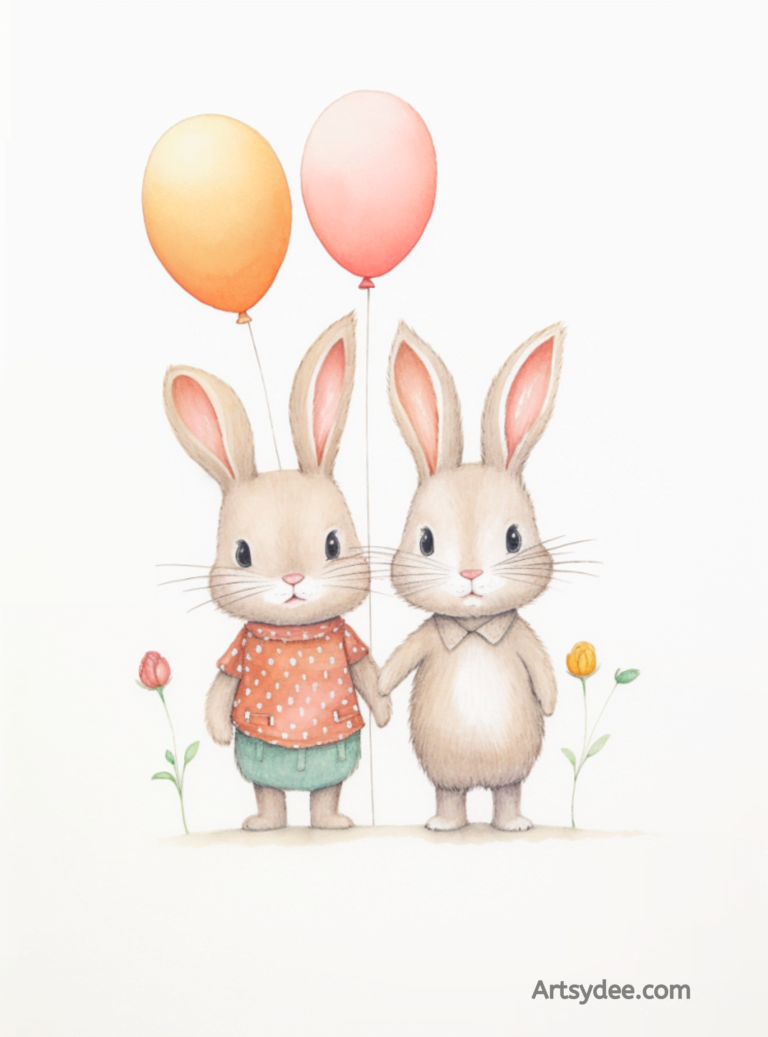 50+ Cute Animal Drawings: Adorable Art for All Ages - Artsydee ...