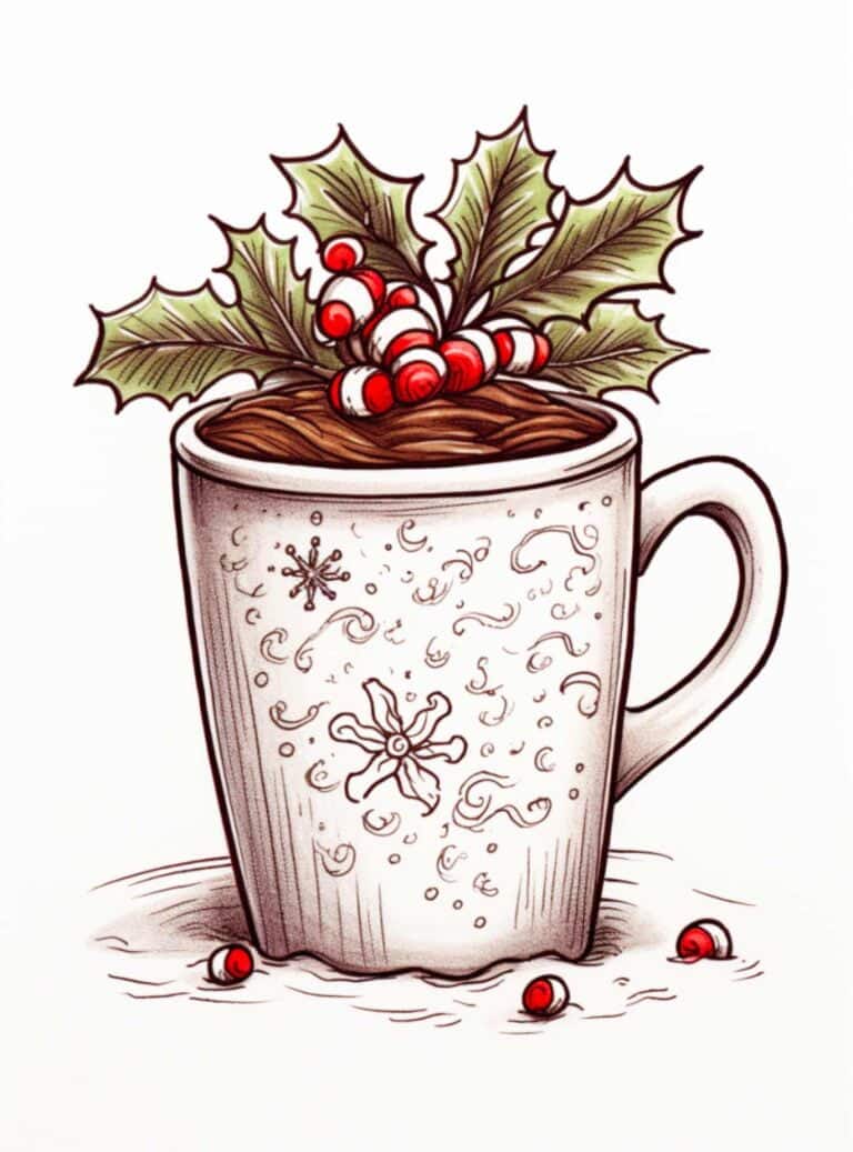 25+ Fun Christmas Drawing Ideas for the Whole Family +Free Drawing ...